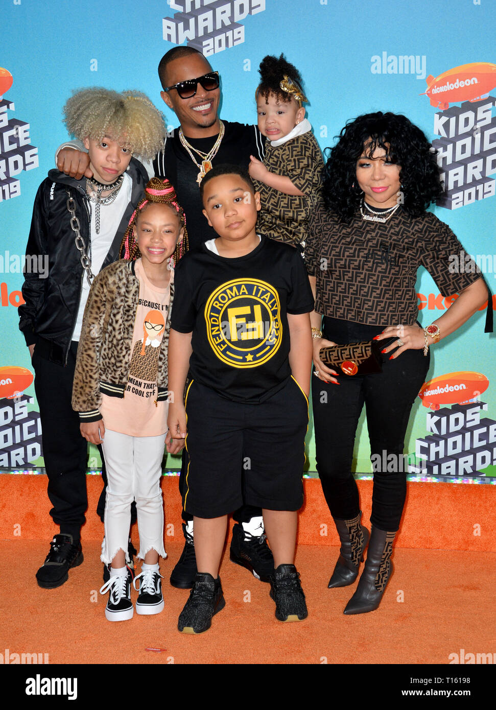 Los Angeles, USA. 23rd Mar, 2019. T.I., Tiny, Clifford King Joseph ...