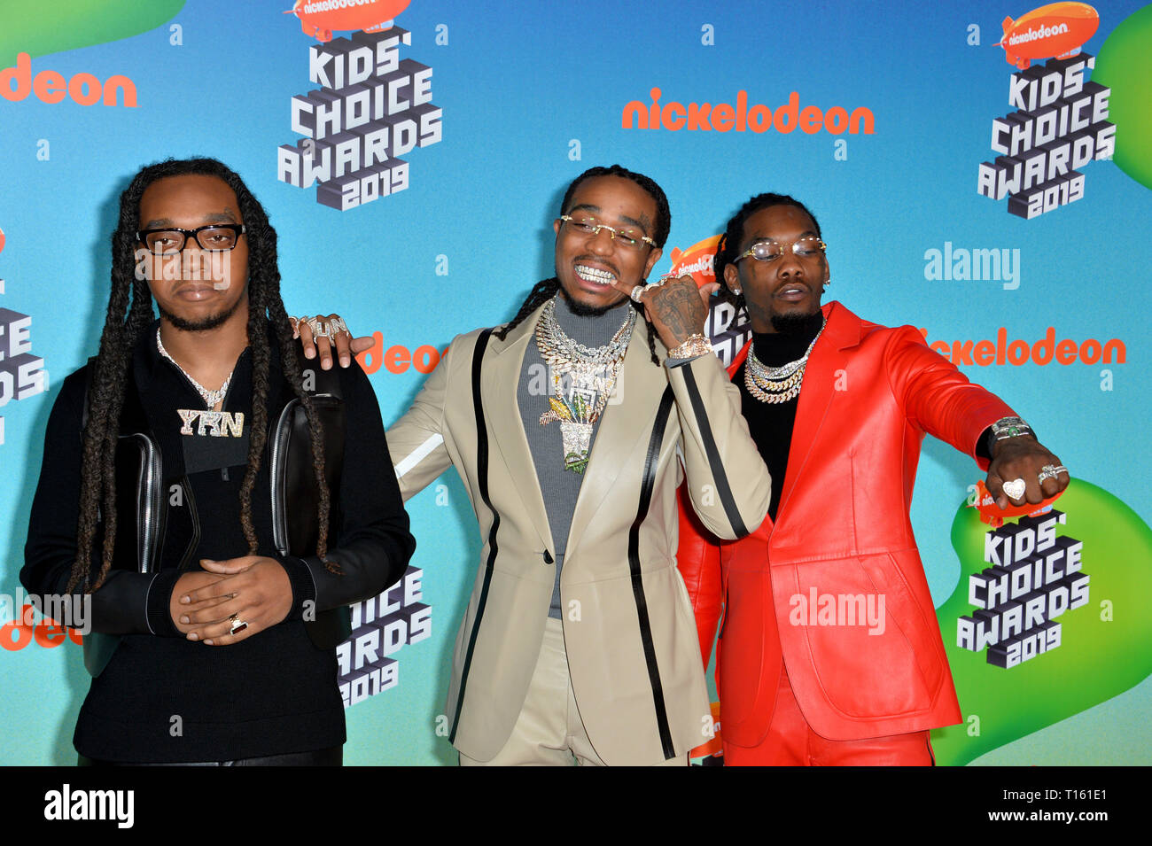 Los Angeles, USA. 23rd Mar, 2019. Migos, Takeoff, Quavo & Offset at ...