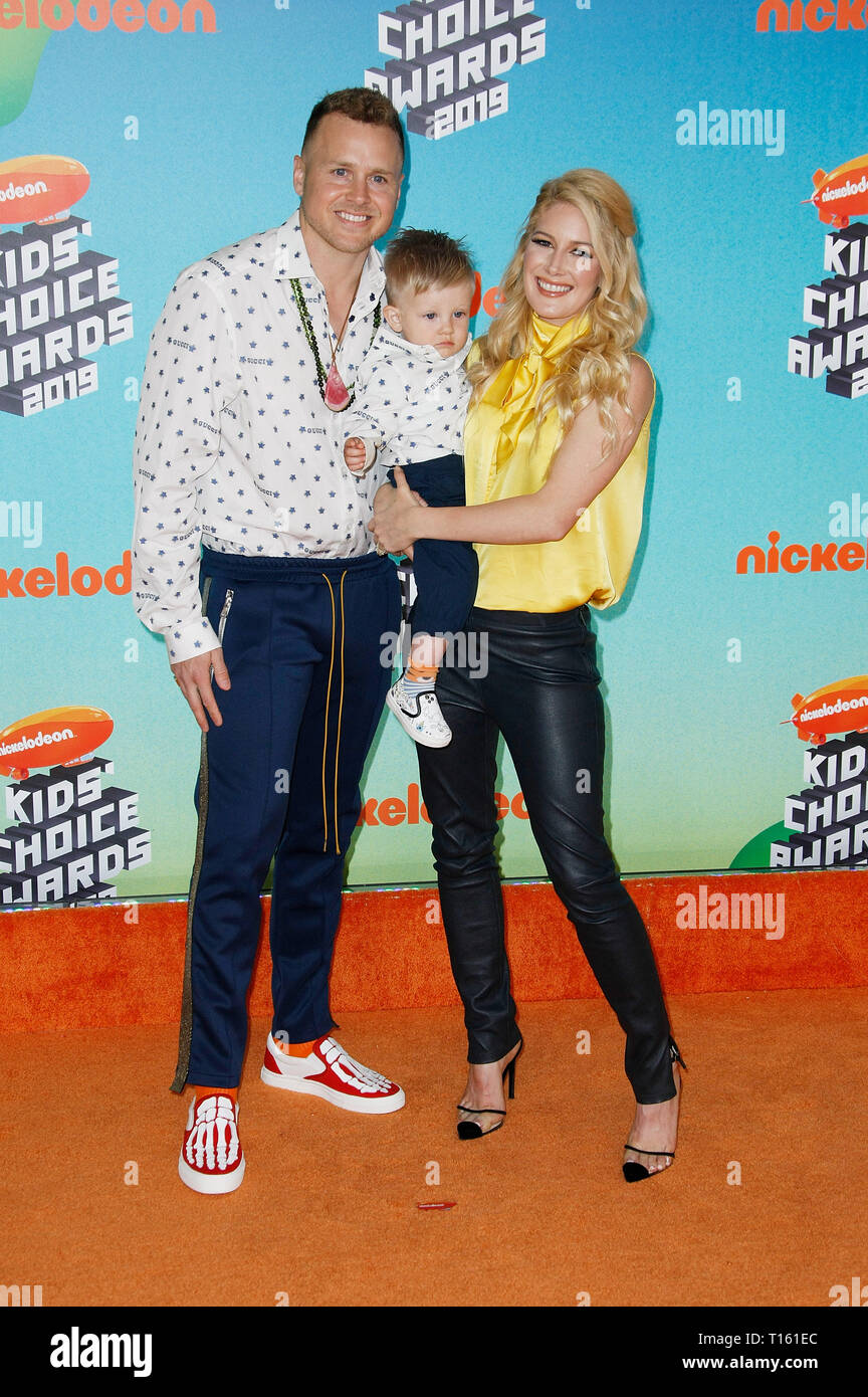 Los Angeles, USA. 23rd Mar, 2019. Spencer Pratt, Gunner Stone, Heidi ...