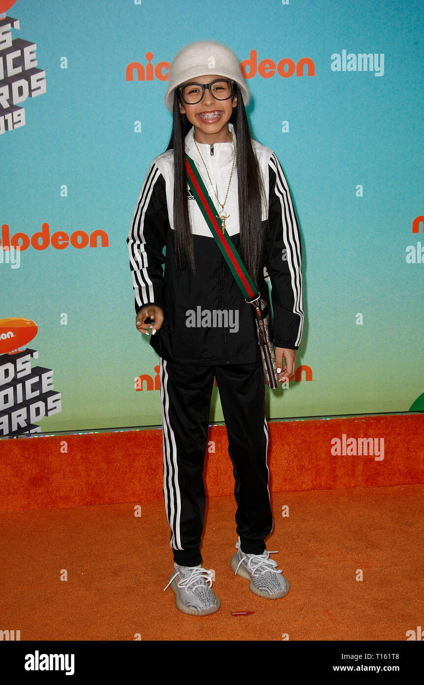 Los Angeles, USA. 23rd Mar, 2019. DJ Livia attends Nickelodeon's 2019 ...