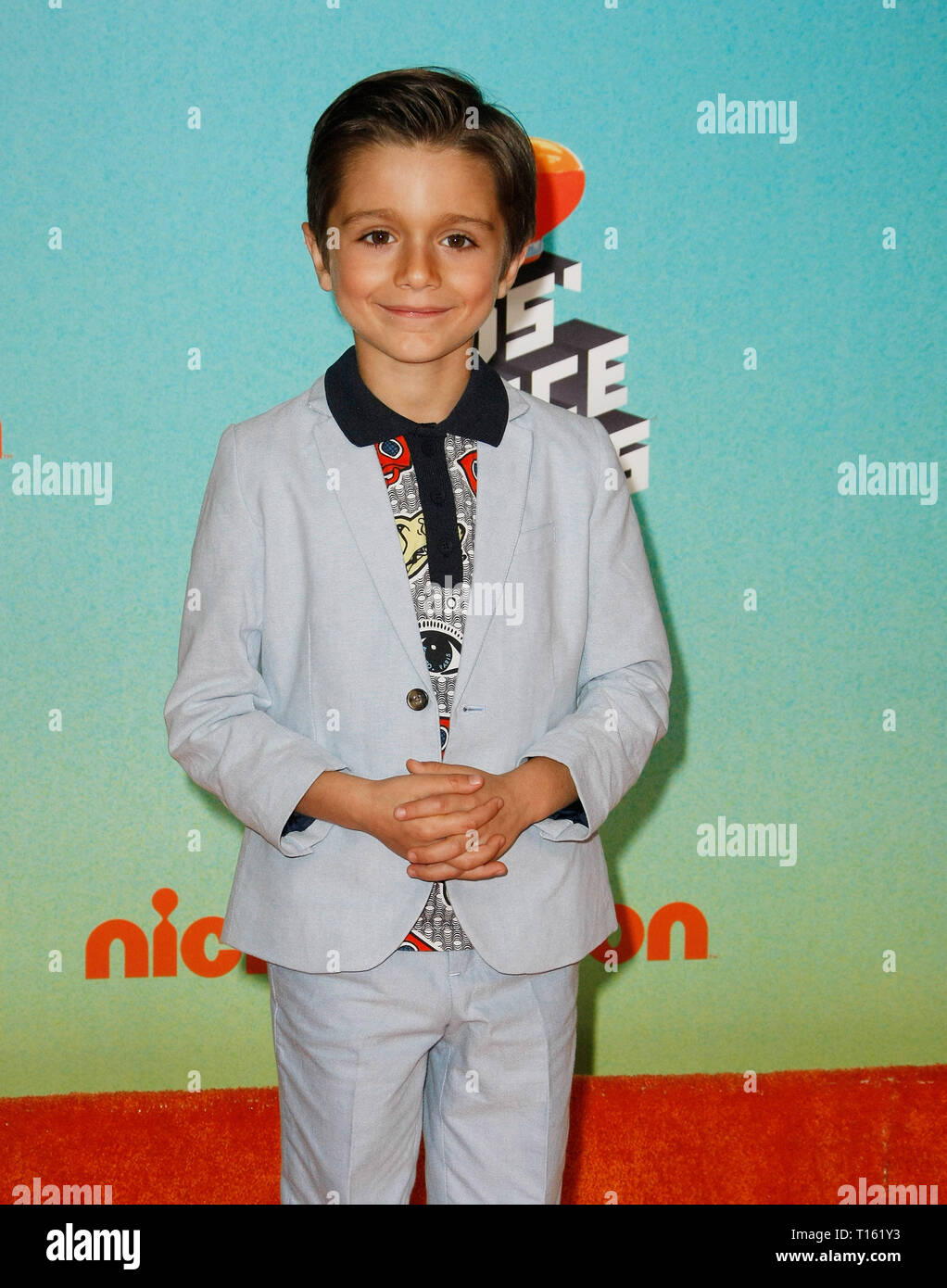 Los Angeles, USA. 23rd Mar, 2019. Julian Edwards attends Nickelodeon's ...
