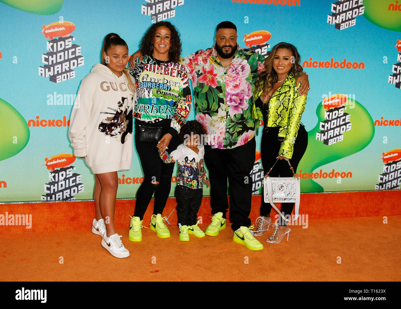 Los Angeles, USA. 23rd Mar, 2019. Nicole Tuck, Asahd Tuck Khaled, DJ ...