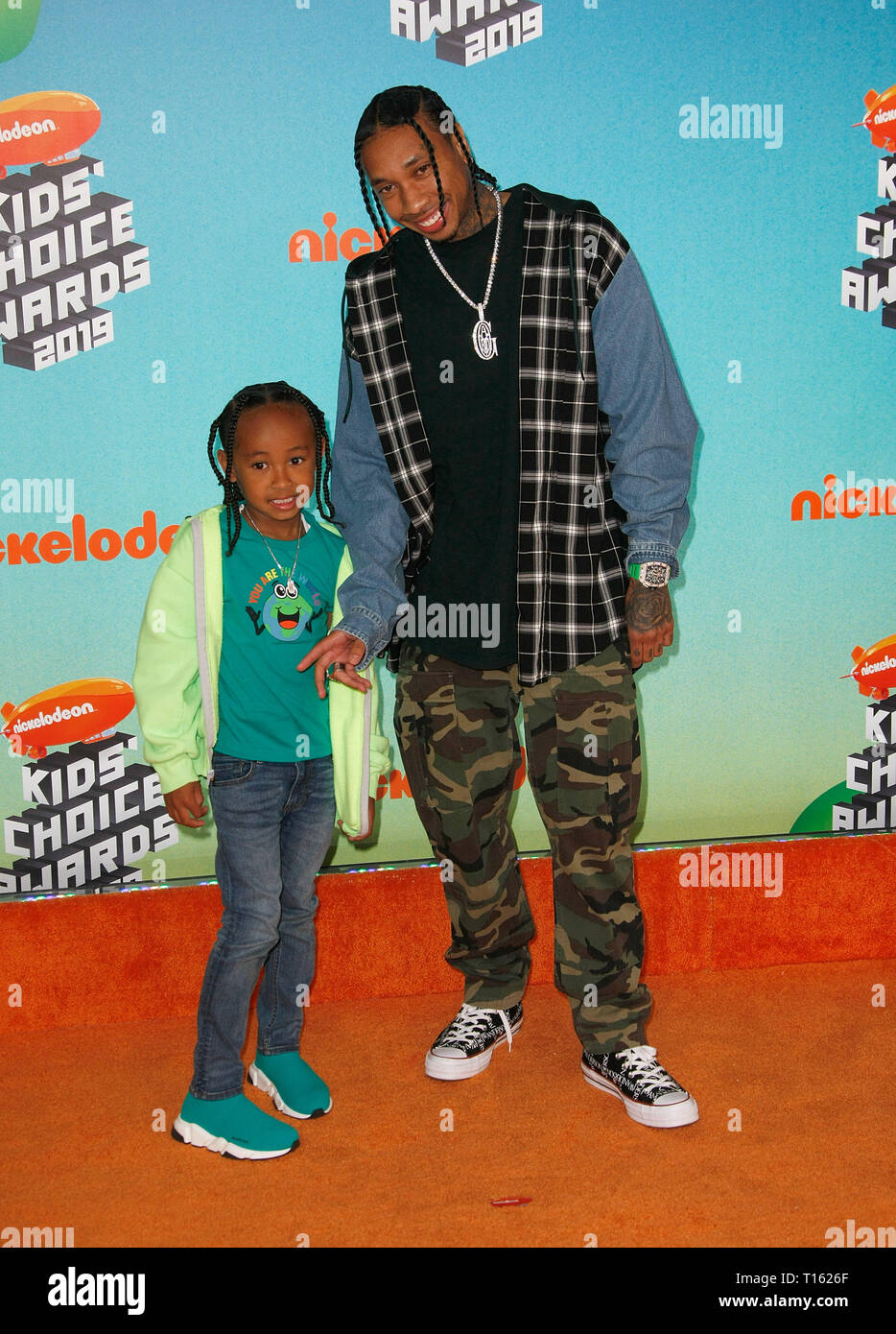 Los Angeles, USA. 23rd Mar, 2019. Tyga, King Cairo Stevenson attend ...