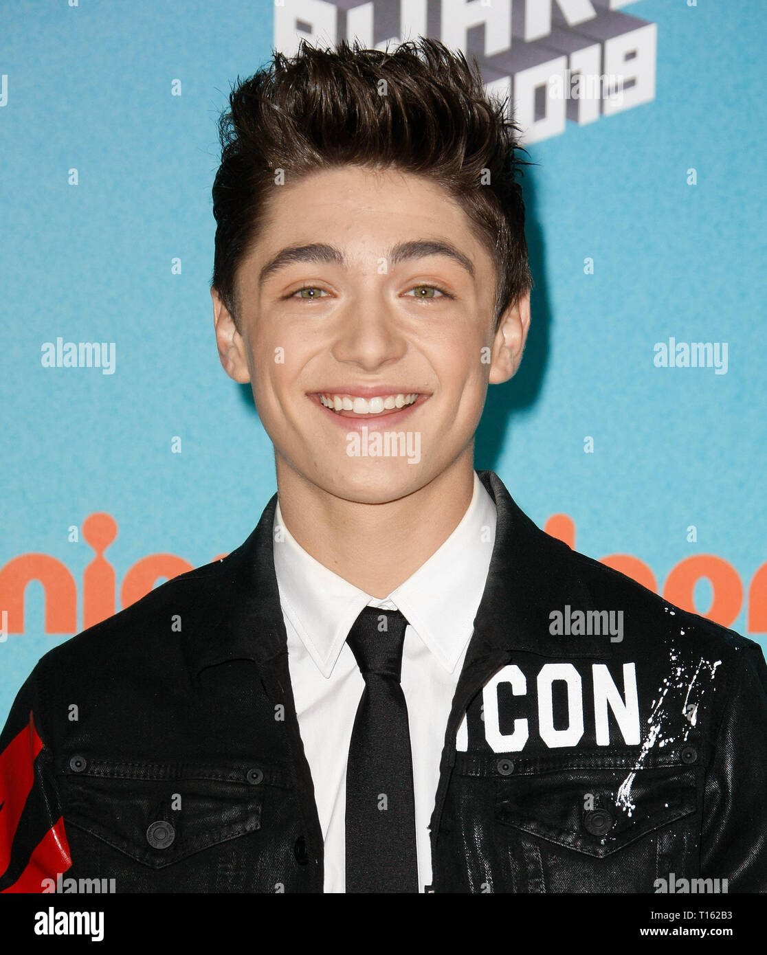 Los Angeles, USA. 23rd Mar, 2019. Asher Angel attends Nickelodeon's ...