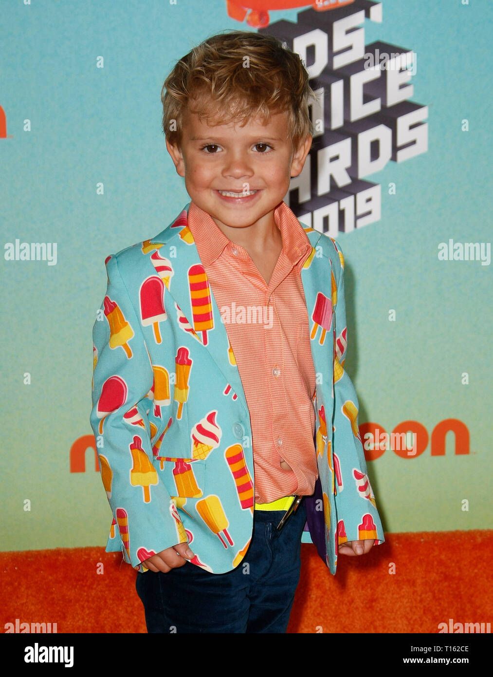 Los Angeles, USA. 23rd Mar, 2019. Tydus Talbott attends Nickelodeon's ...