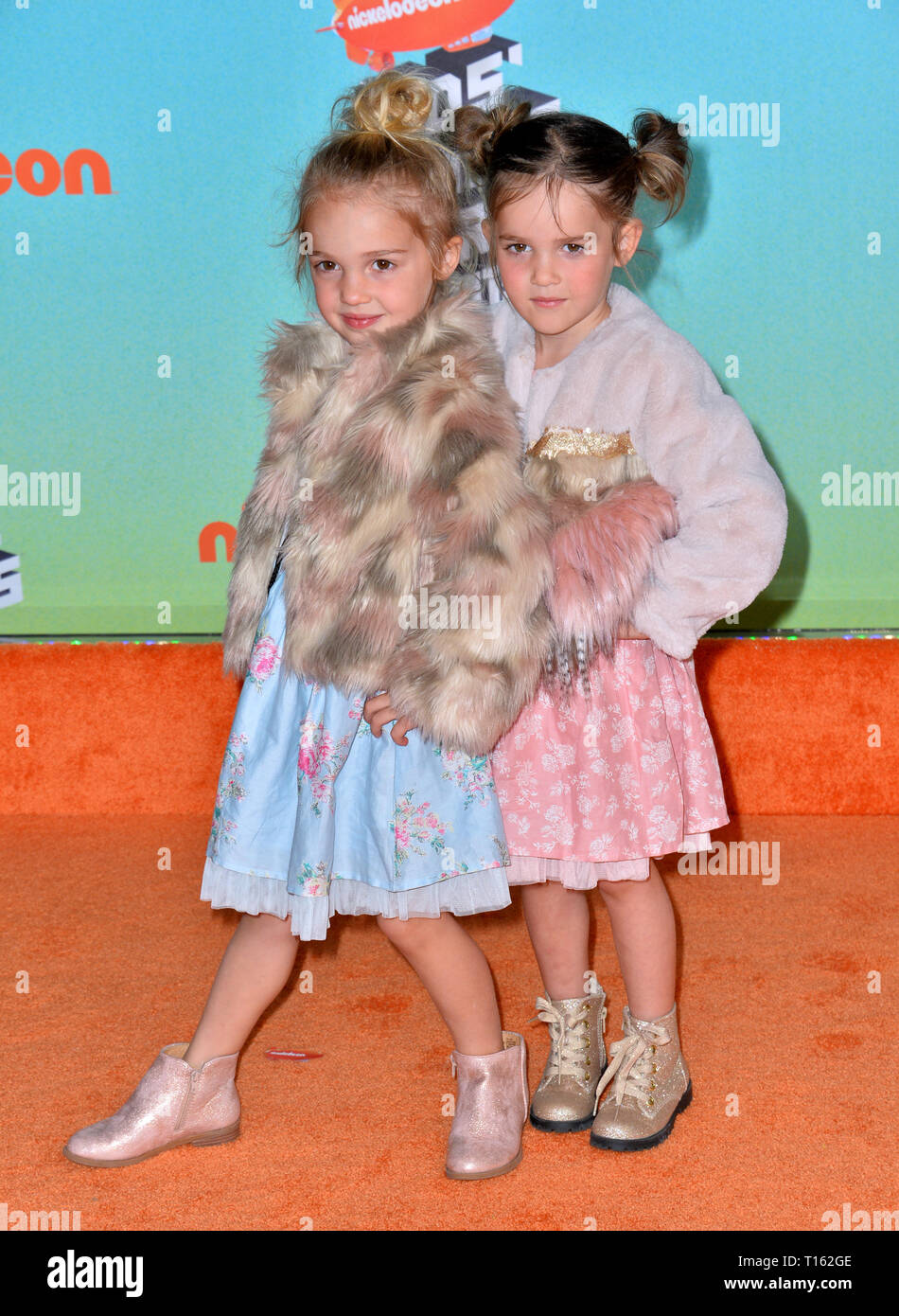 Los Angeles, USA. 23rd Mar, 2019. Mila Stauffer & Emma Stauffer at ...
