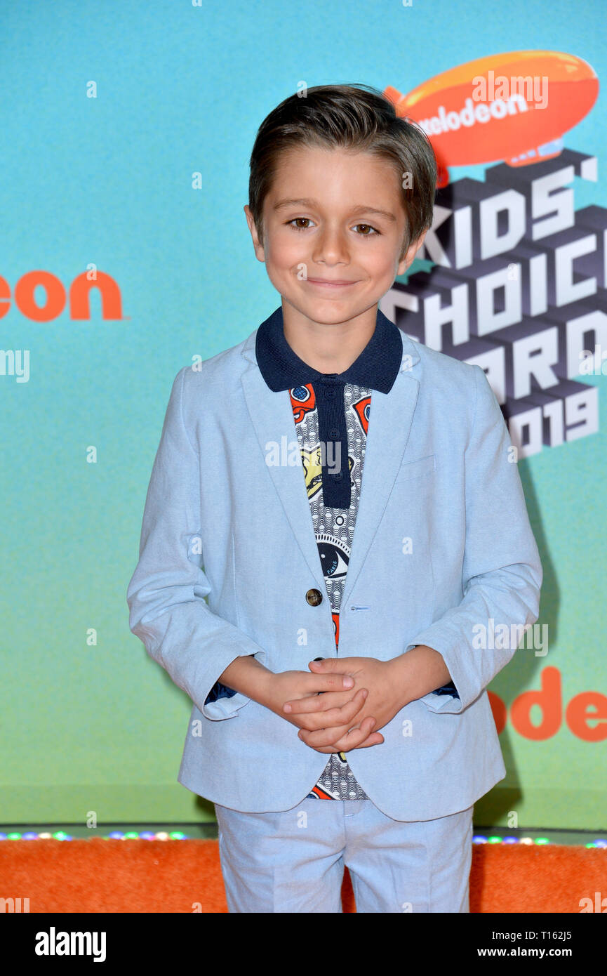 Los Angeles, USA. 23rd Mar, 2019. Julian Edwards at Nickelodeon's Kids ...