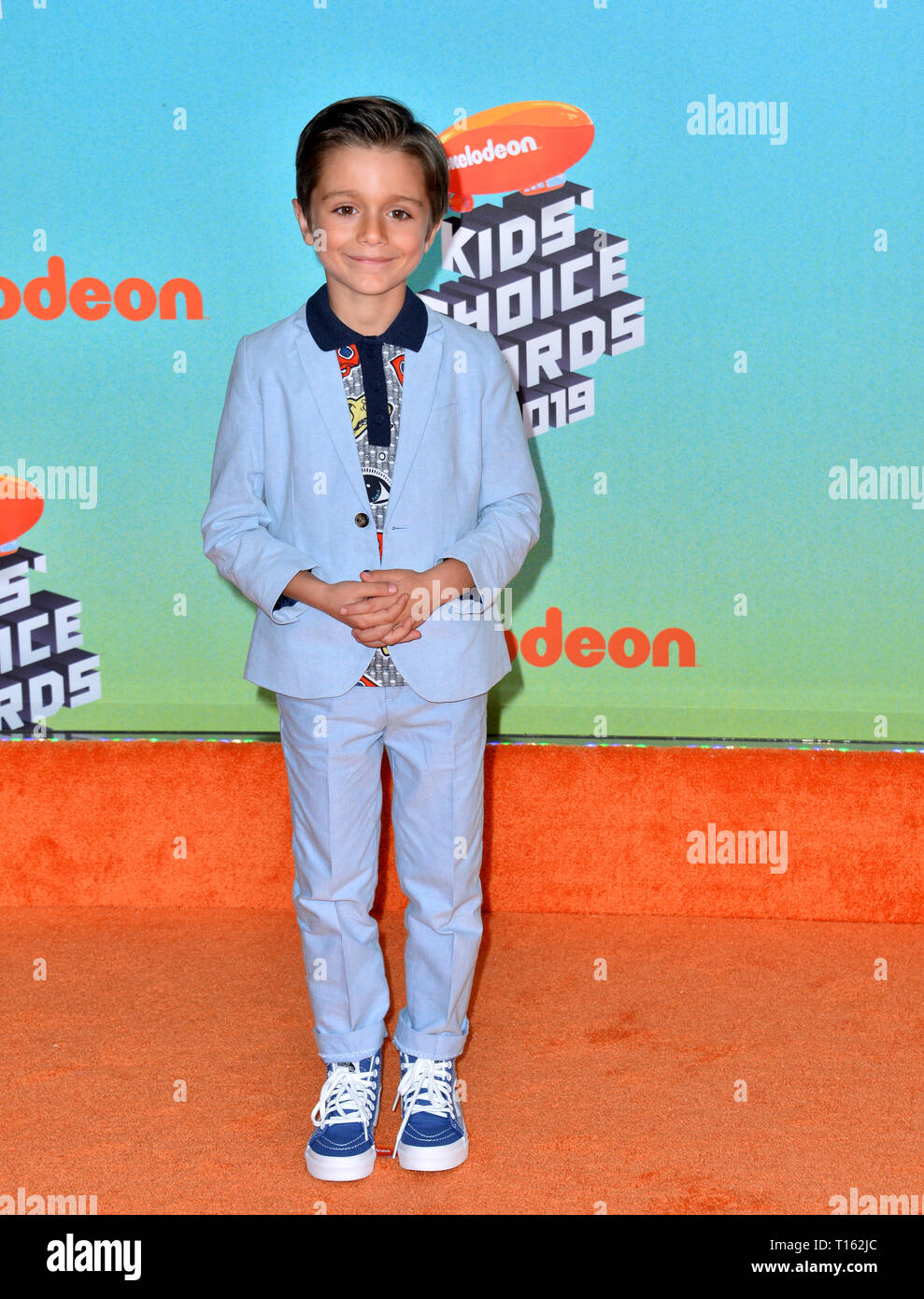Los Angeles, USA. 23rd Mar, 2019. Julian Edwards at Nickelodeon's Kids ...