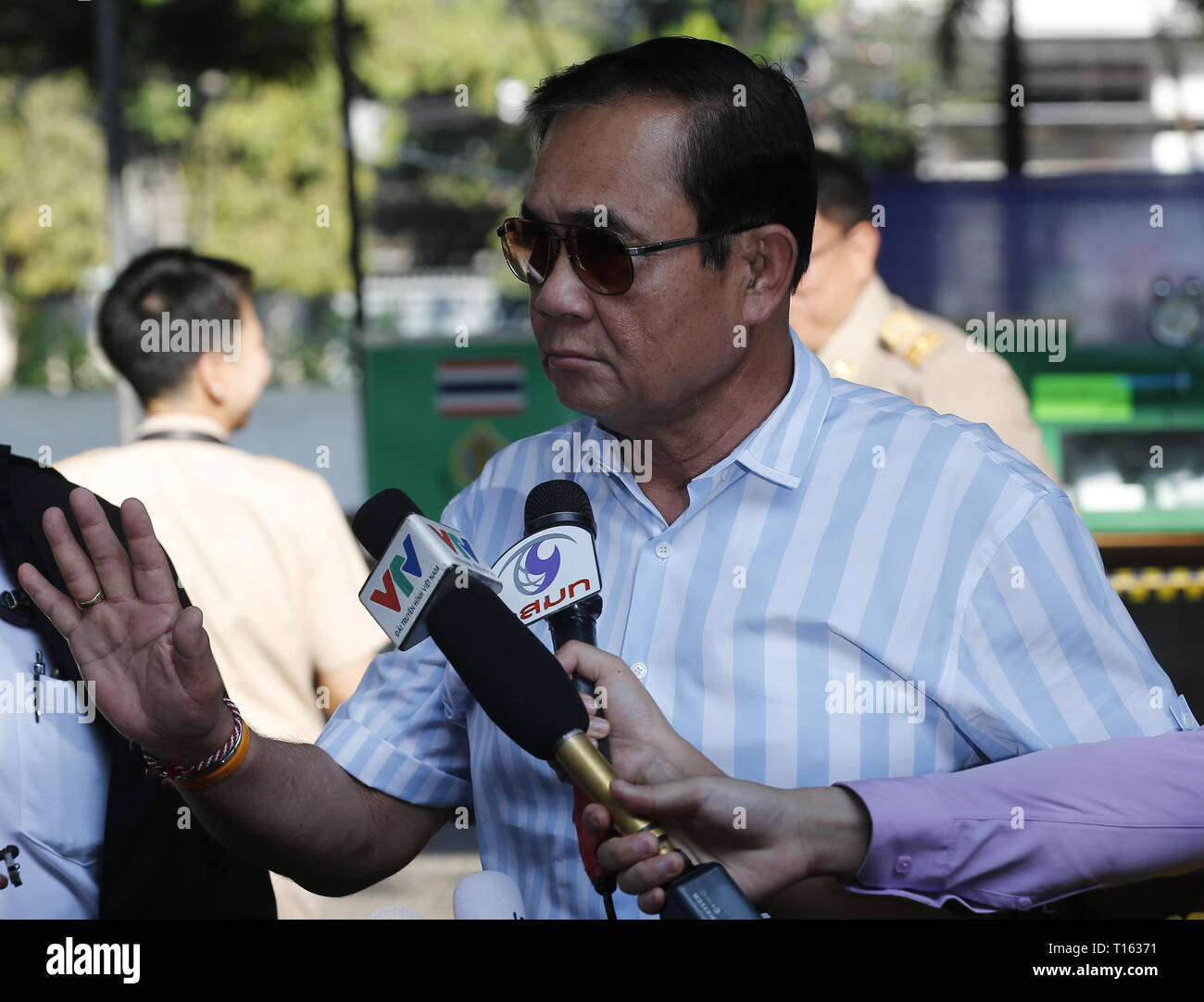 Bangkok, Thailand. 24th Mar, 2019. Thailand's Prime Minister Prayut ...