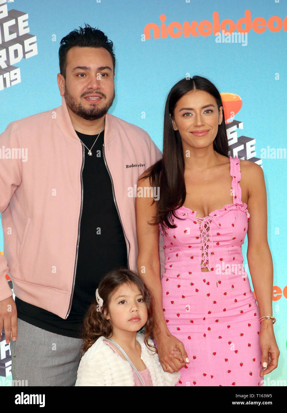 LOS ANGELES, CA- MARCH 23: Frankie Delgado, Jennifer Acosta, at ...