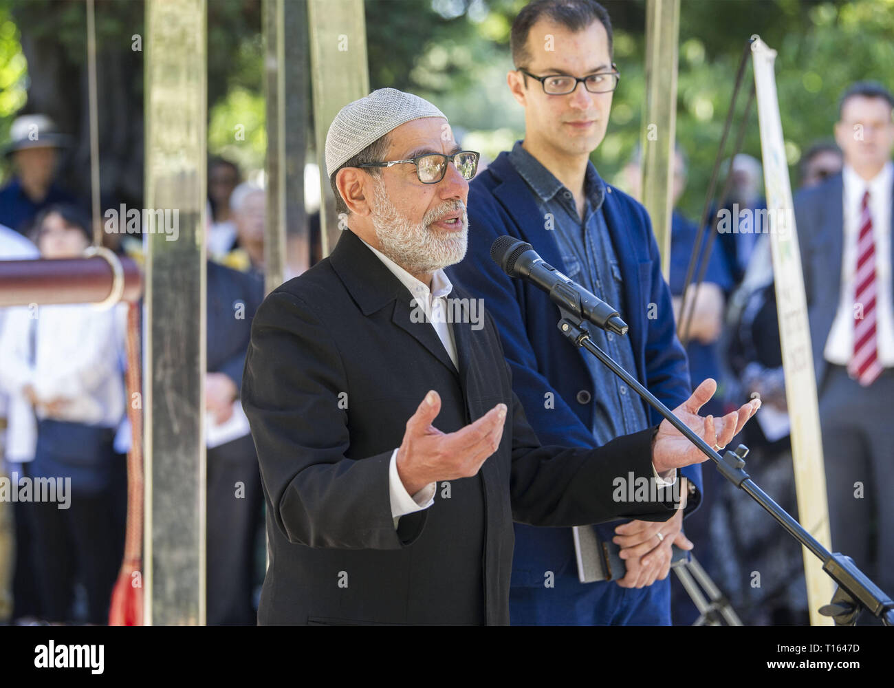 Christchurch, Canterbury, New Zealand. 24th Mar, 2019. Imam Ibrahim ...