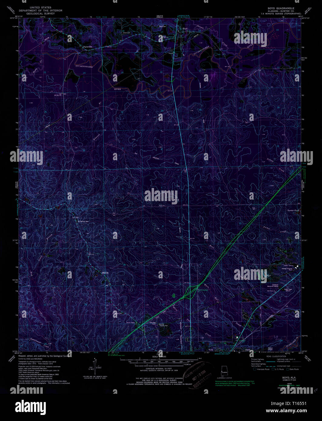 Map of boyd hi-res stock photography and images - Alamy