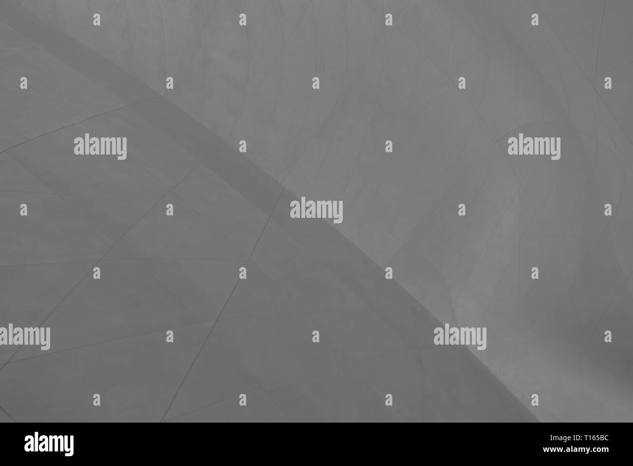 Monochrome refined fragment of contemporary public building, abstract ...