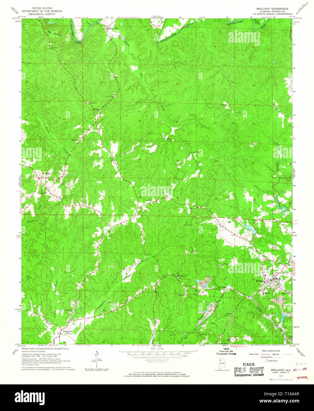 Map of brilliant hi-res stock photography and images - Alamy