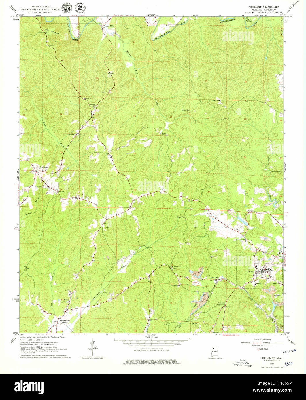 Map of brilliant hi-res stock photography and images - Alamy
