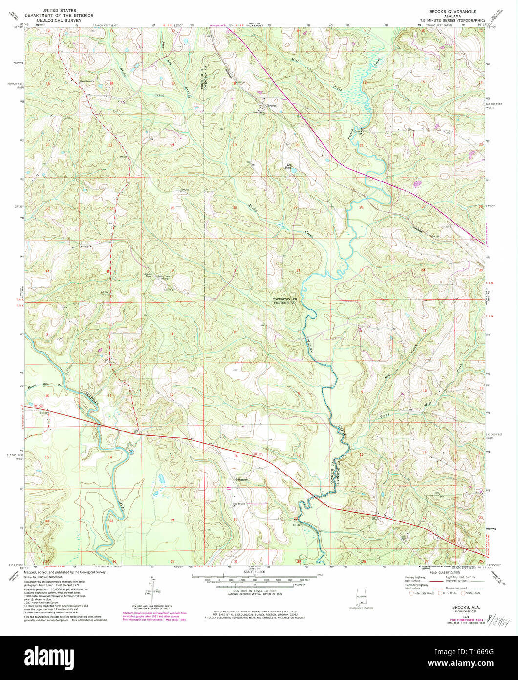 Brooks map hi-res stock photography and images - Alamy