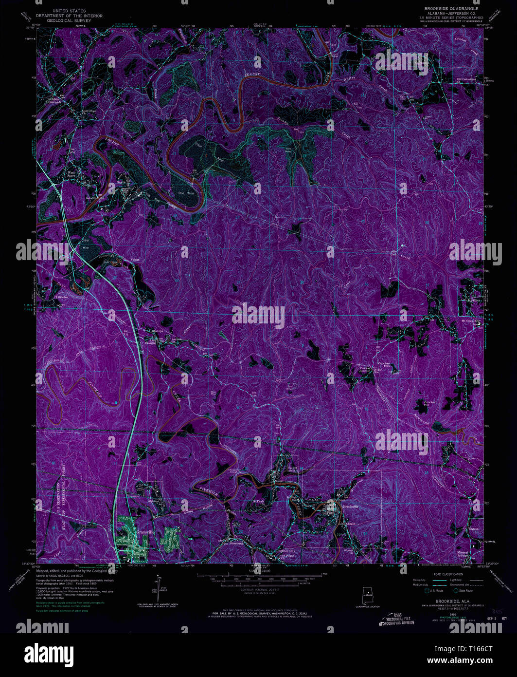 Brookside map hi-res stock photography and images - Alamy