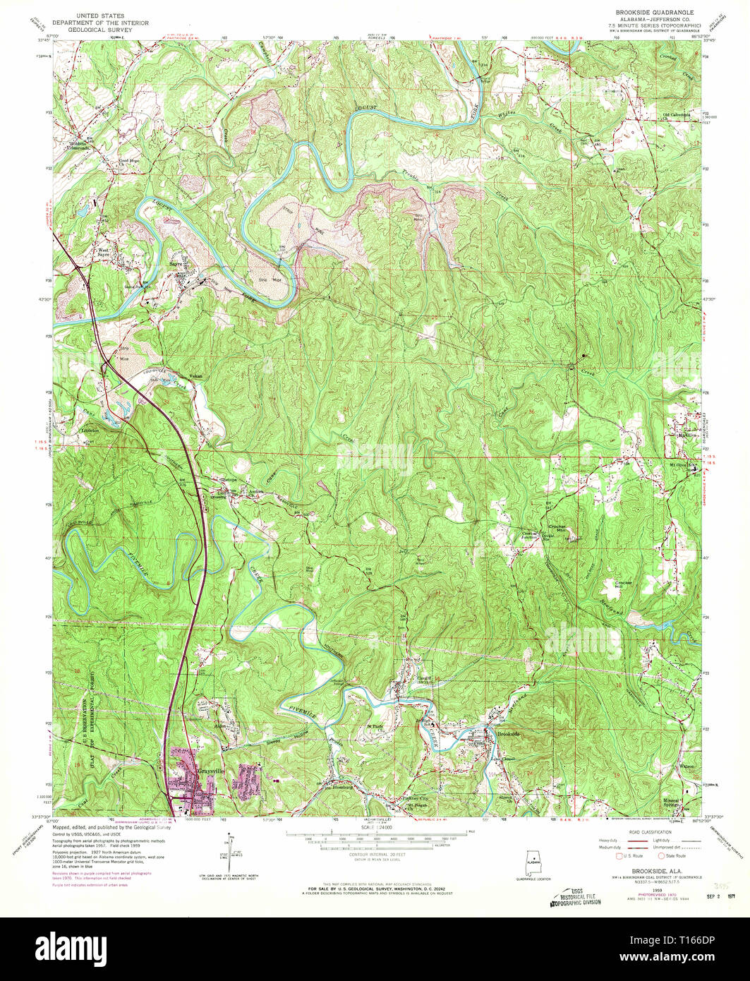 Brookside map hi-res stock photography and images - Alamy