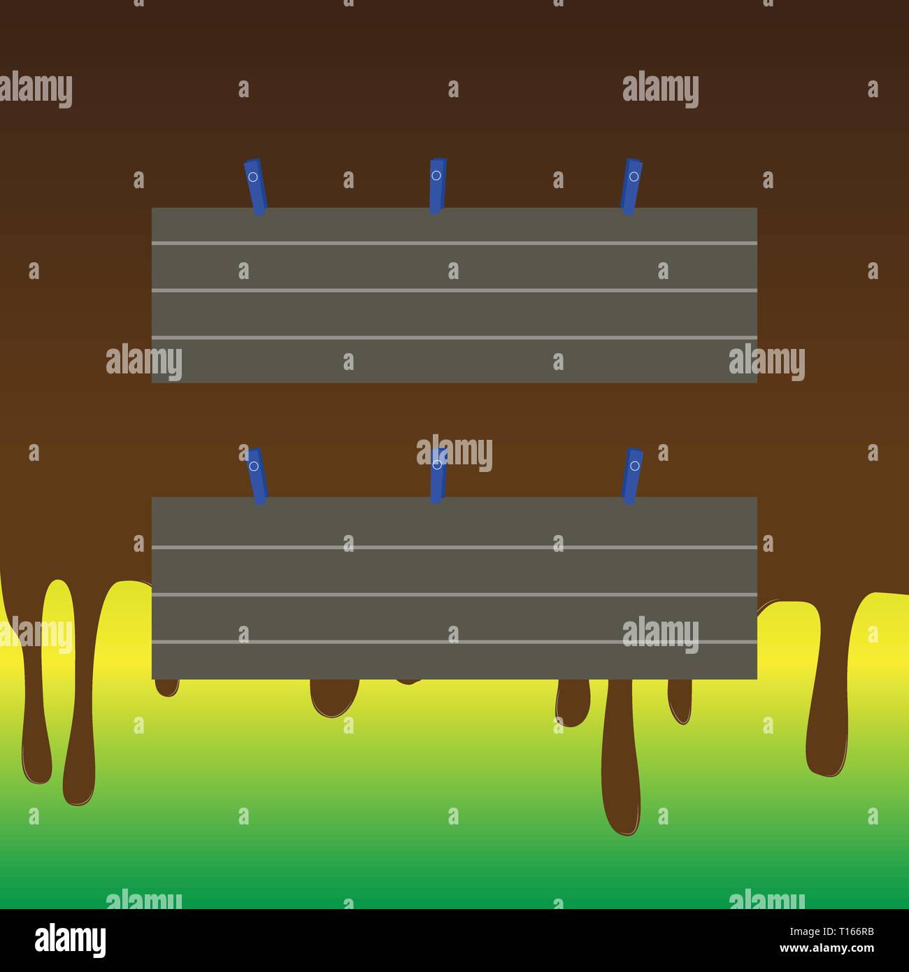 Streamer banner hanging blank hi-res stock photography and images - Alamy