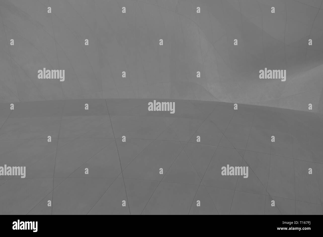 Monochrome refined fragment of contemporary public building, abstract ...