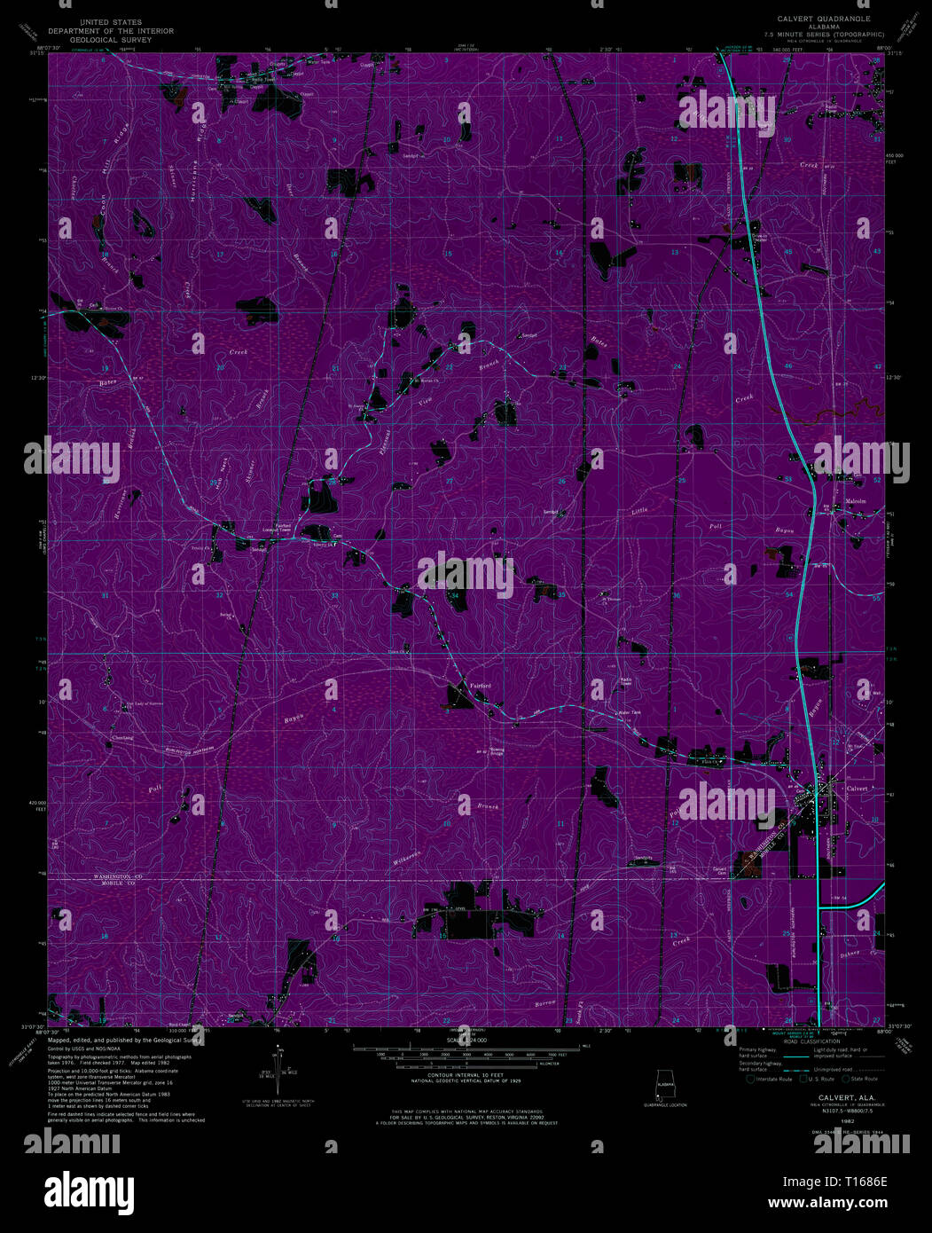 Map of calvert hi-res stock photography and images - Alamy