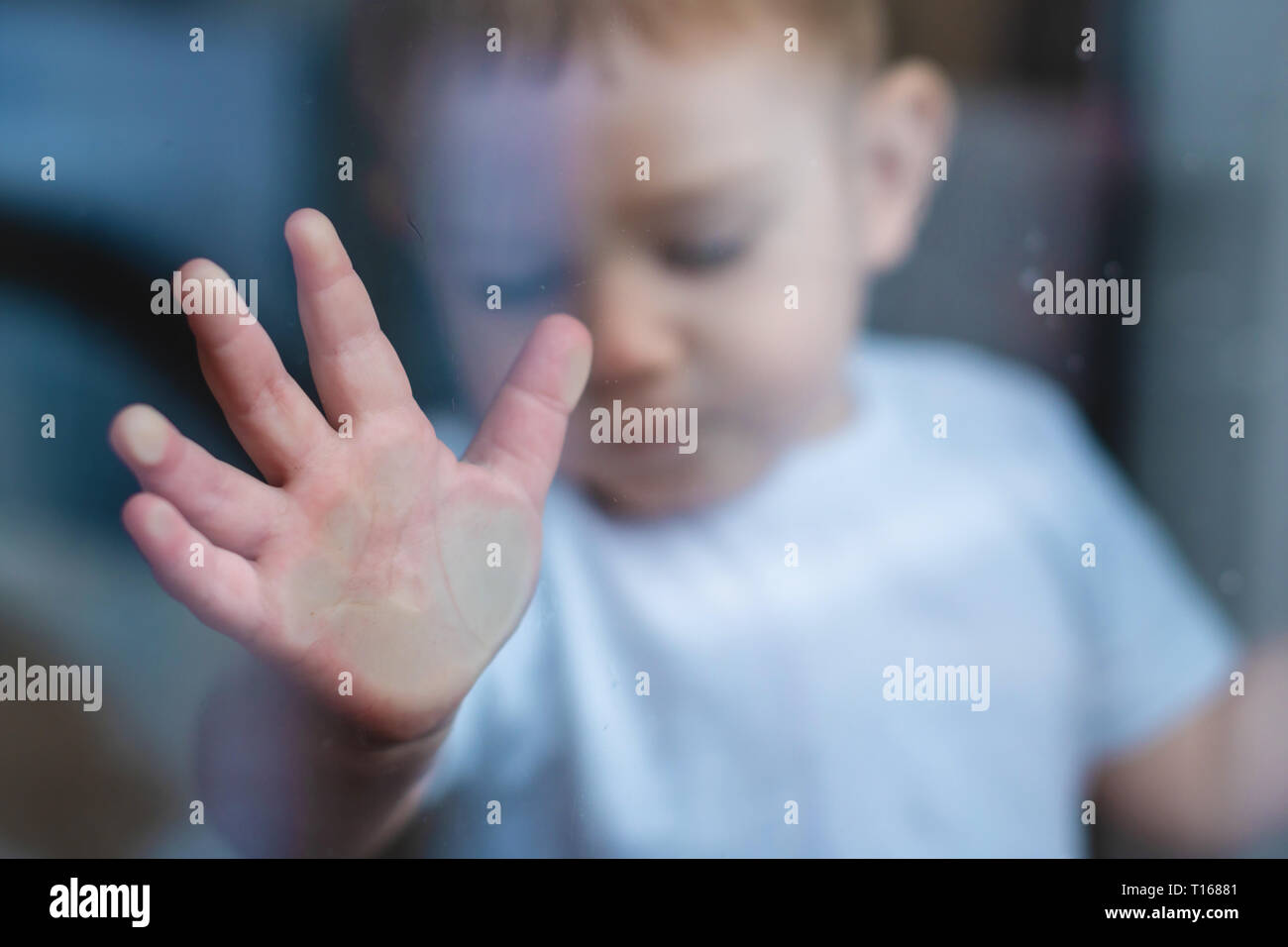 Pressed against glass hi-res stock photography and images - Alamy