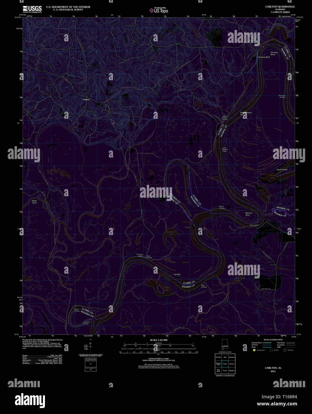 Carlton map hi-res stock photography and images - Alamy