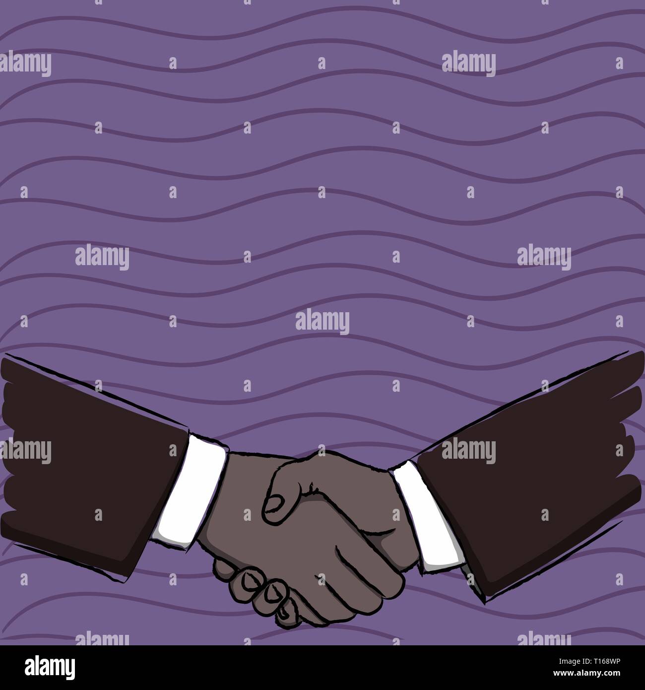 Businessmen Shaking Hands Firmly as Gesture Form of Greeting and ...