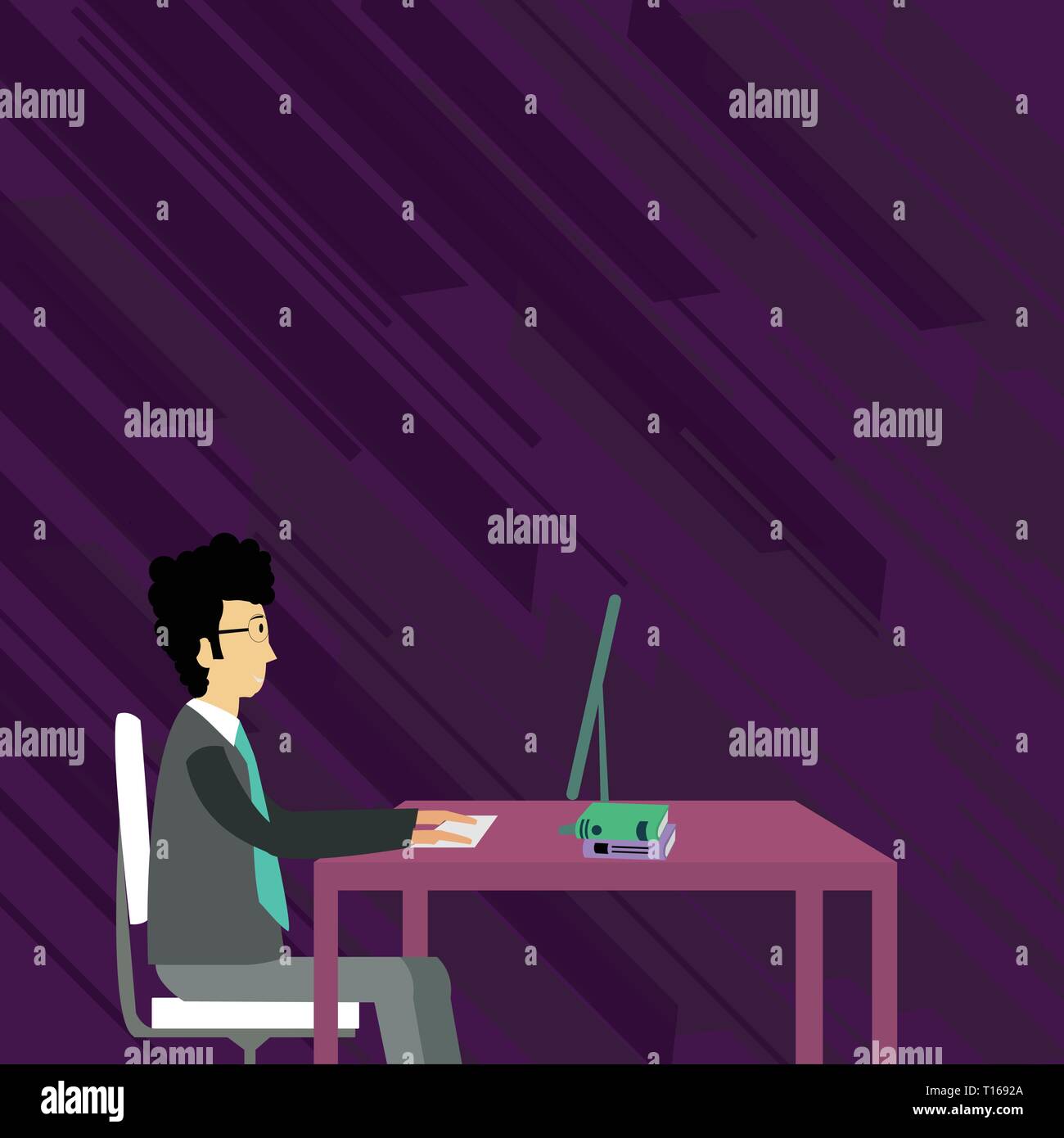 Correct typing position hi-res stock photography and images - Alamy