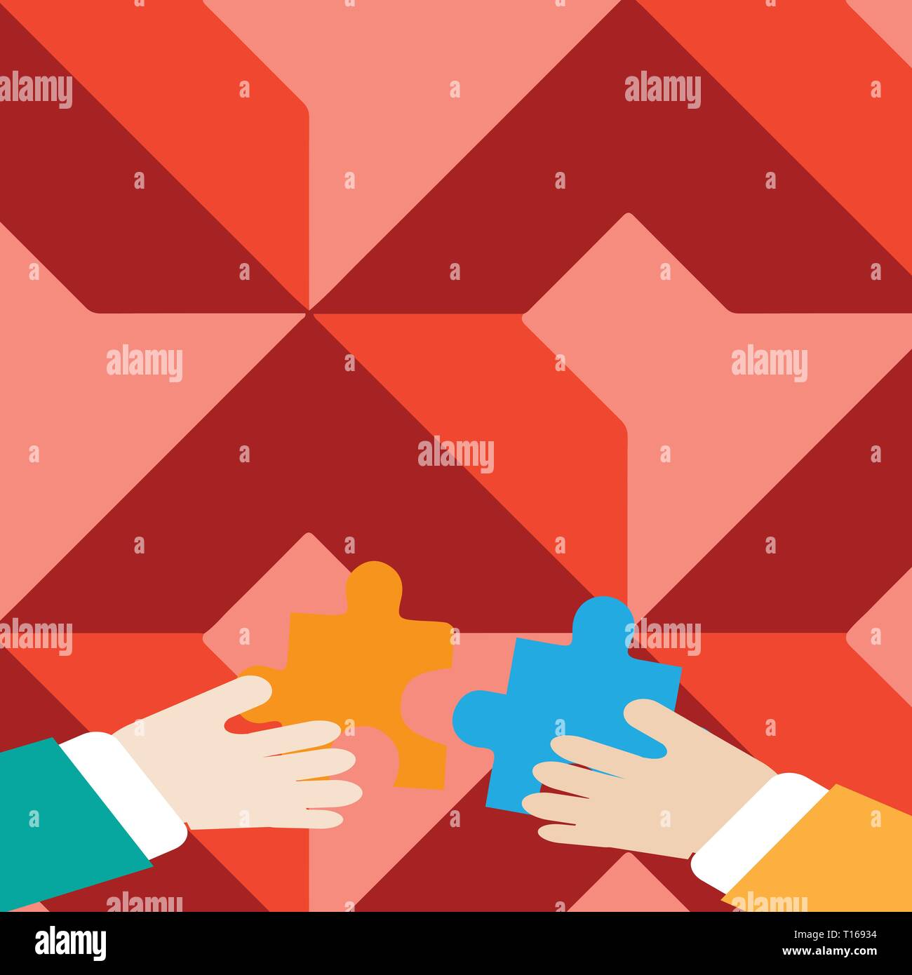 Interlock hands Stock Vector Images - Alamy