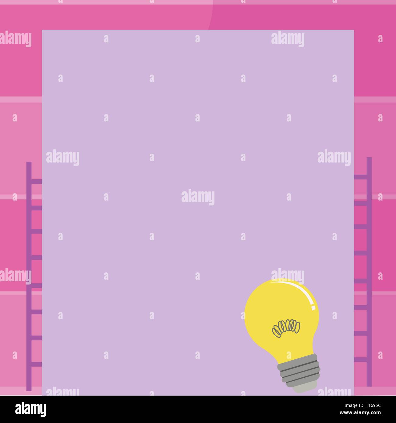 Incandescent Light Bulb with Filament Inside Resting on Blank Color ...