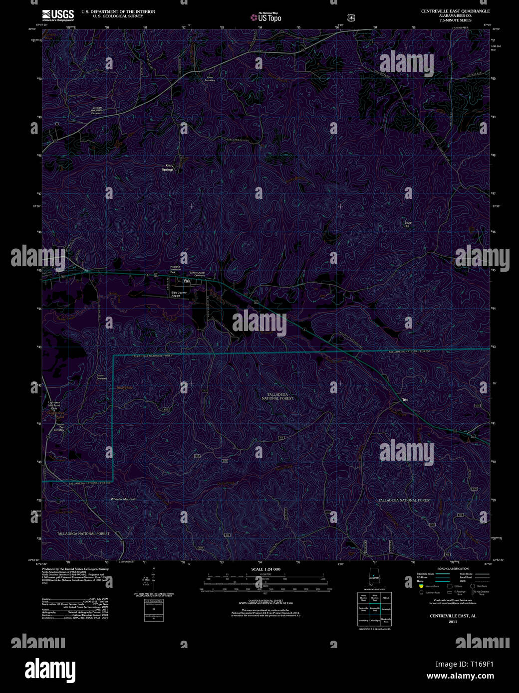 Centreville alabama map hi-res stock photography and images - Alamy