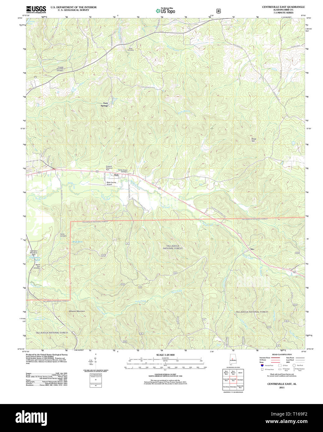 Centreville alabama map hi-res stock photography and images - Alamy