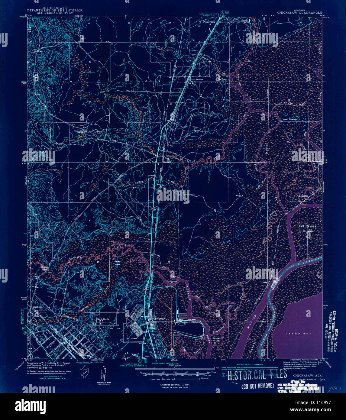 Chickasaw map hi-res stock photography and images - Alamy