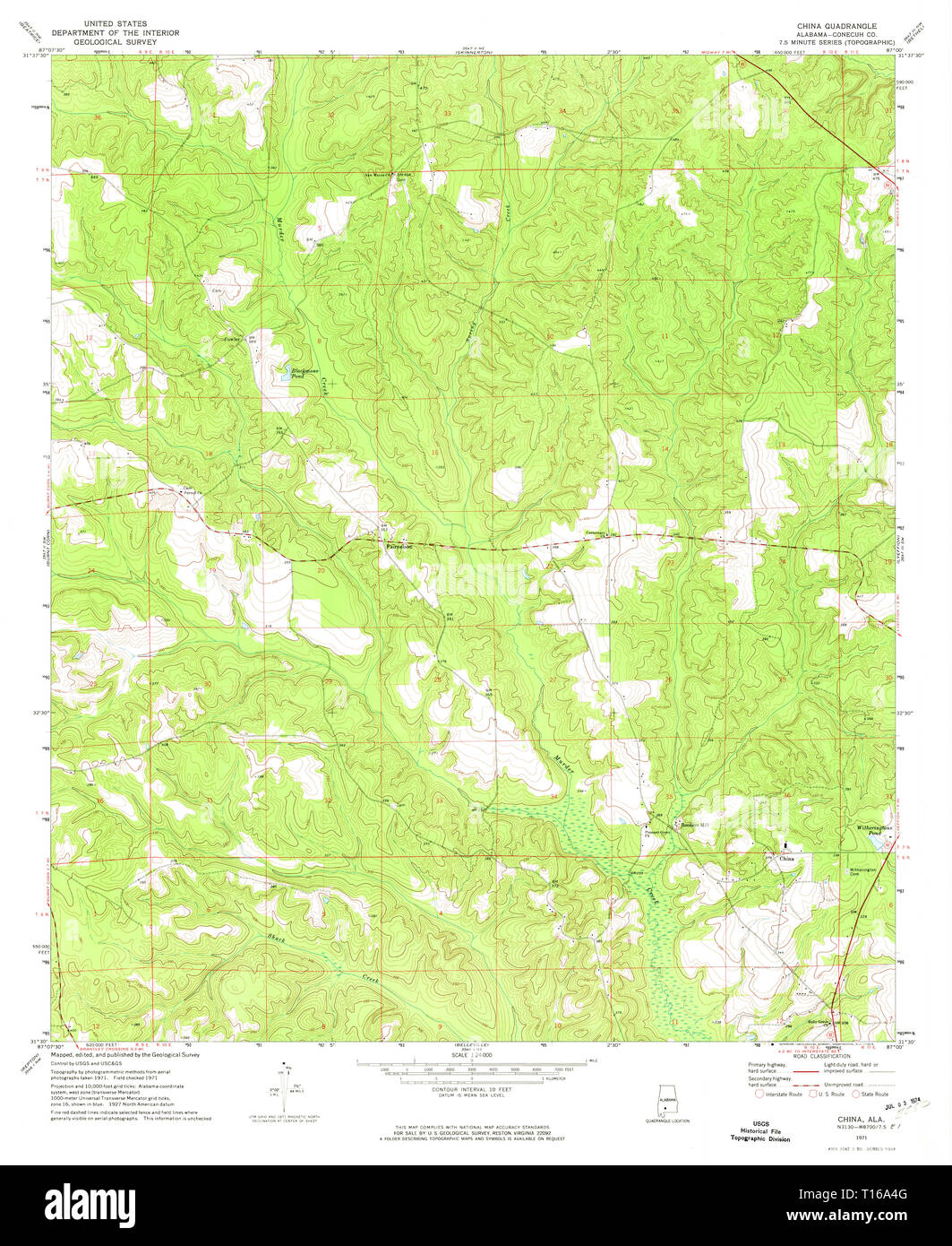1971 china map hi-res stock photography and images - Alamy
