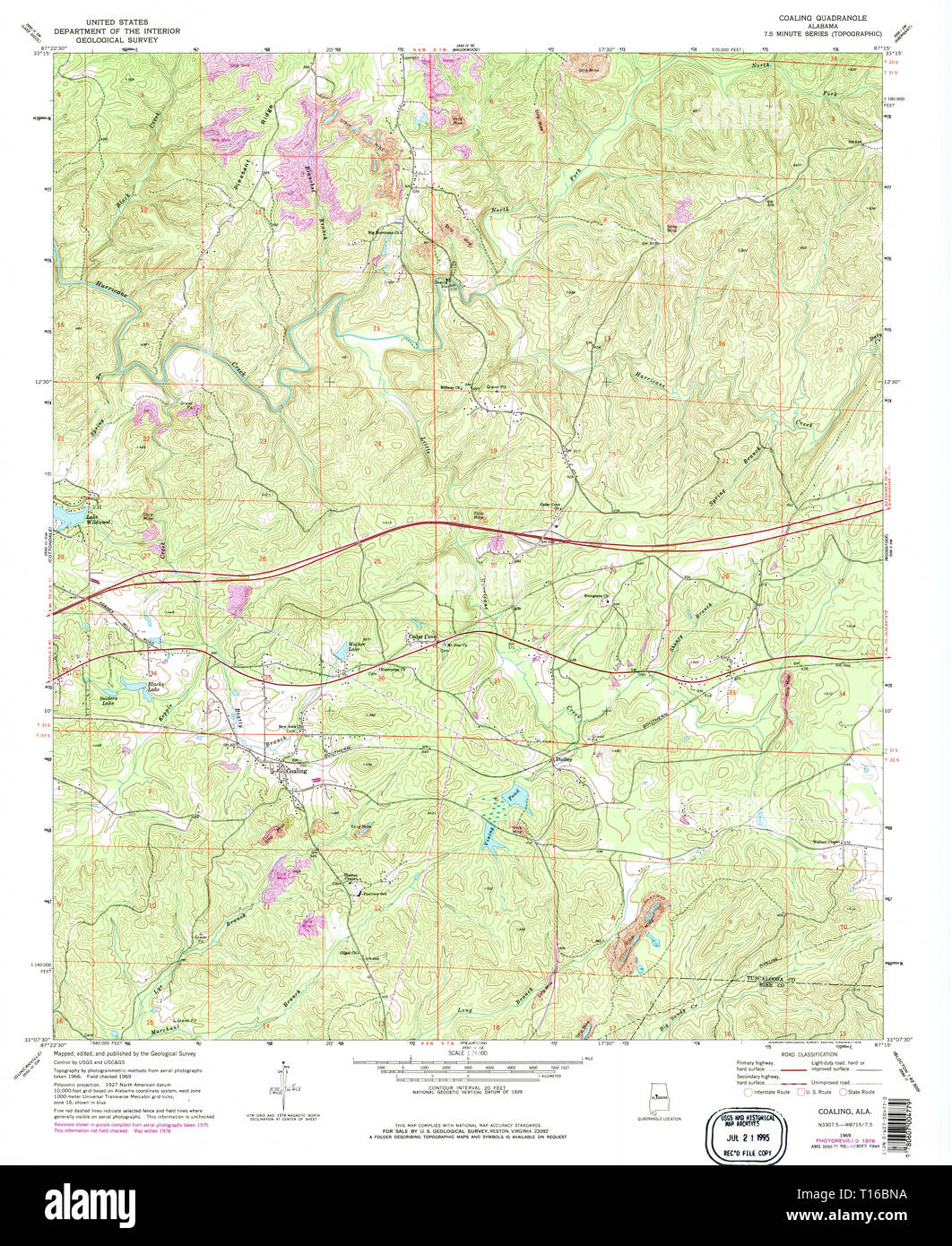 1969 map Cut Out Stock Images & Pictures - Alamy