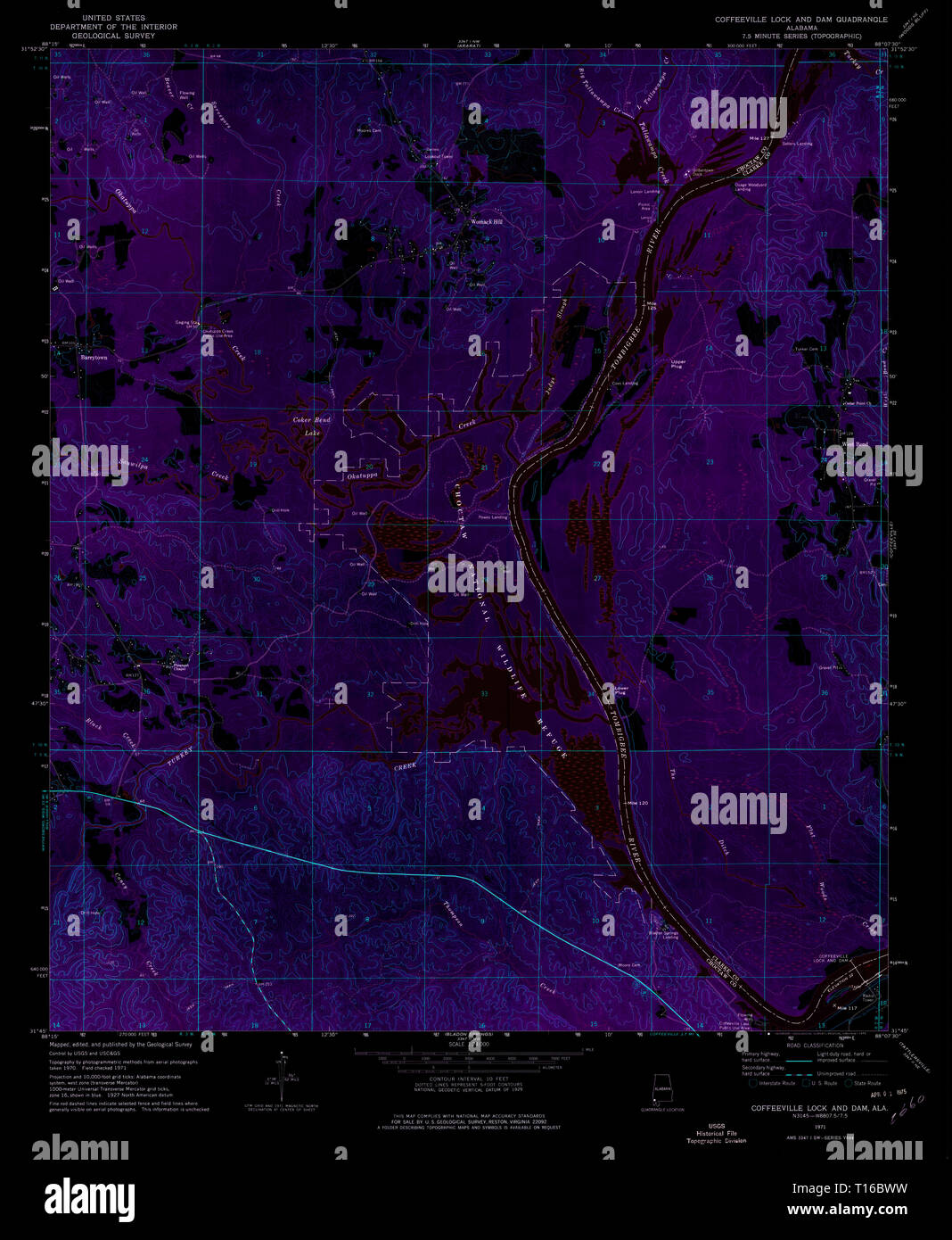 Coffeeville lock and dam hi-res stock photography and images - Alamy