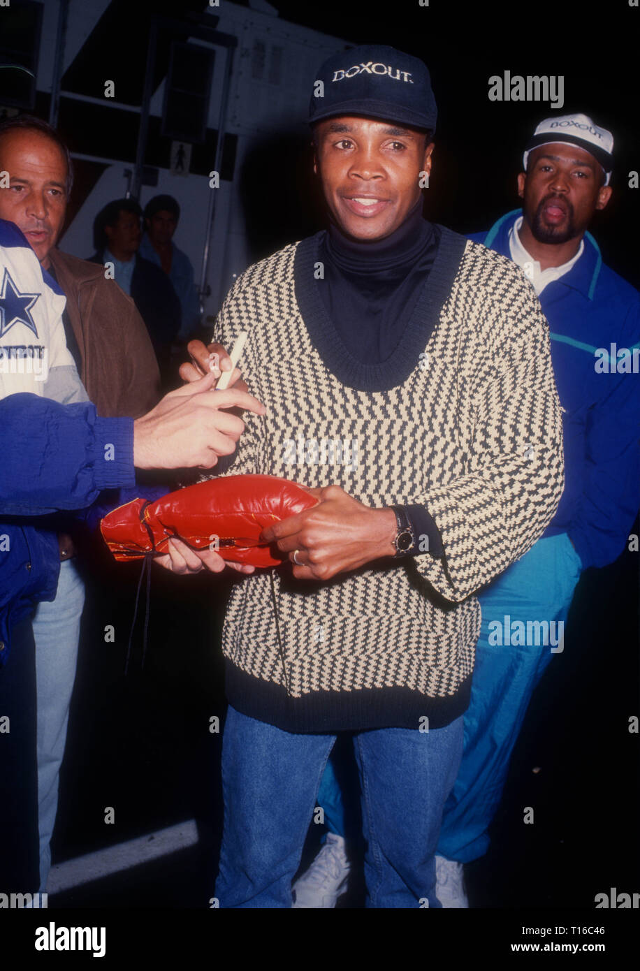 LOS ANGELES, CA - MARCH 5: Producer Jeff Wald and Boxer Sugar Ray ...