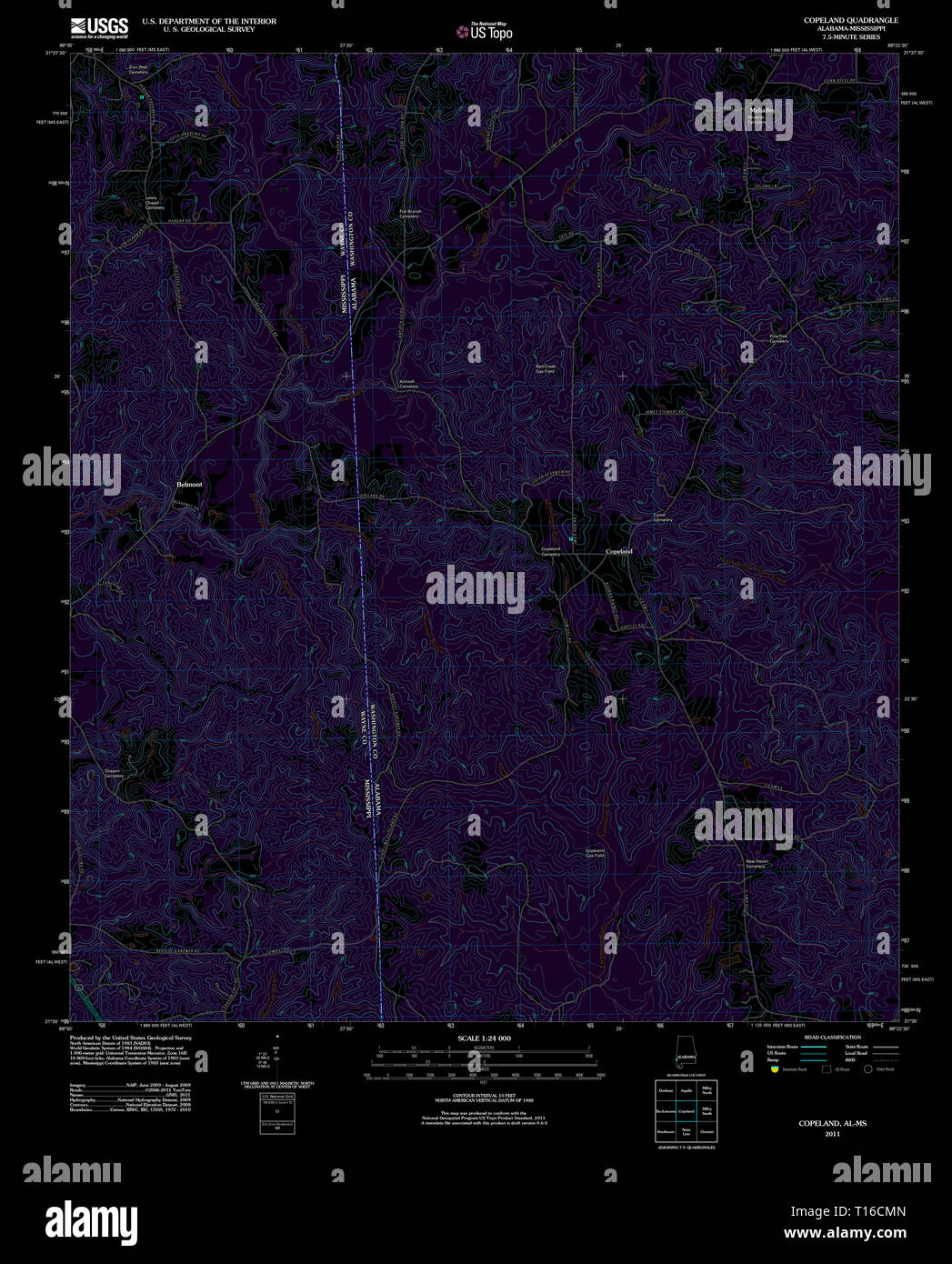 Copeland map hi-res stock photography and images - Alamy