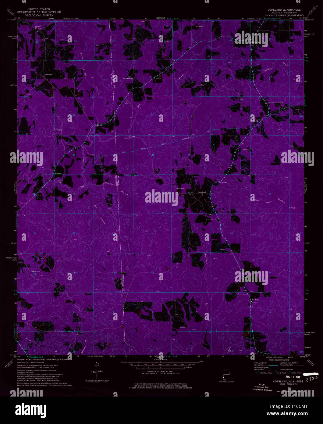 Map of copeland hi-res stock photography and images - Alamy