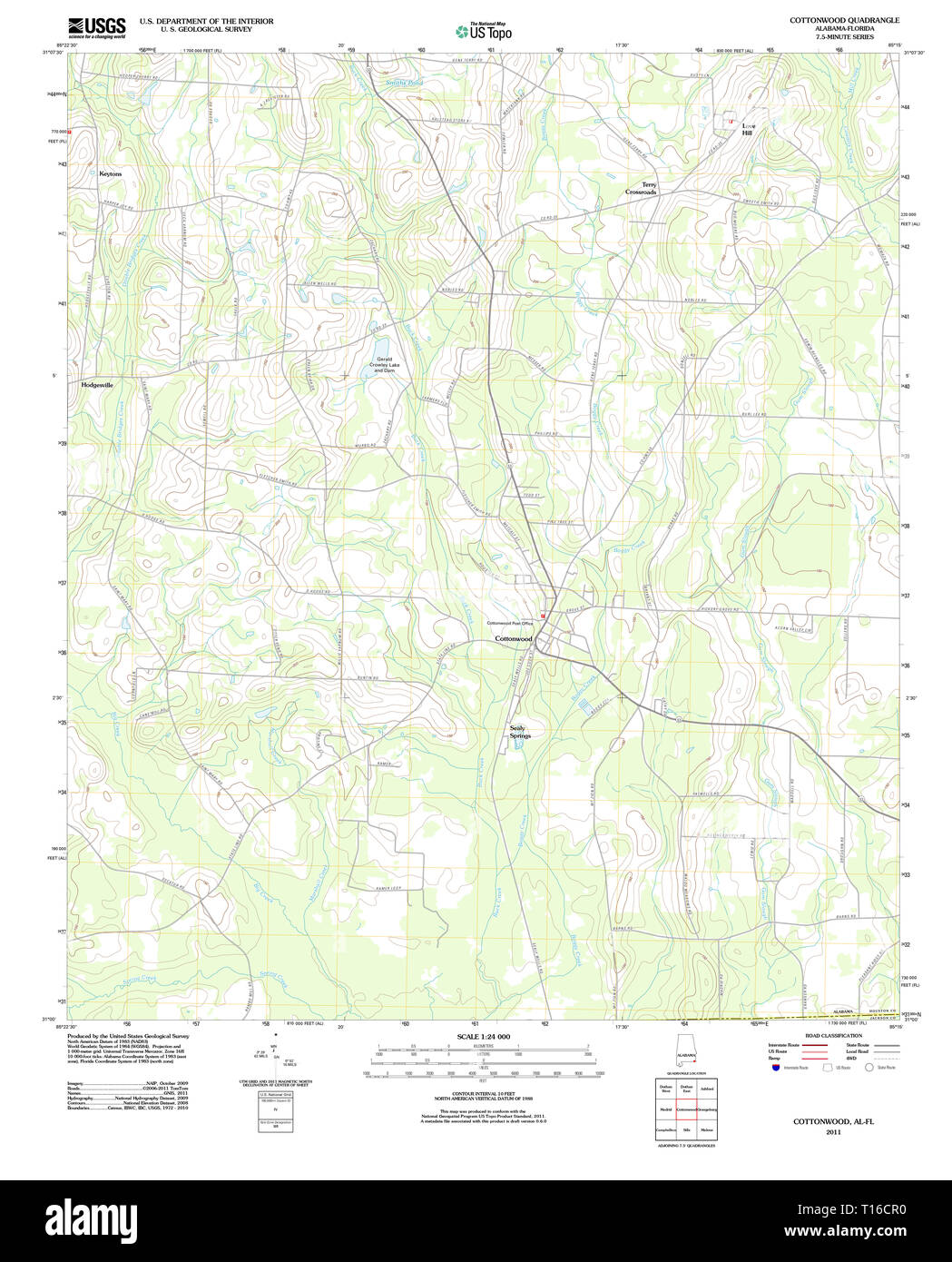 Cottonwood map hi-res stock photography and images - Alamy