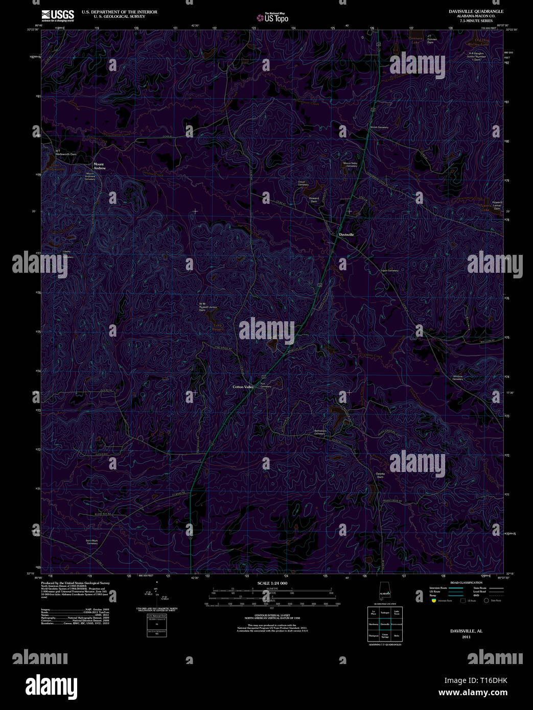 Davisville map hi-res stock photography and images - Alamy