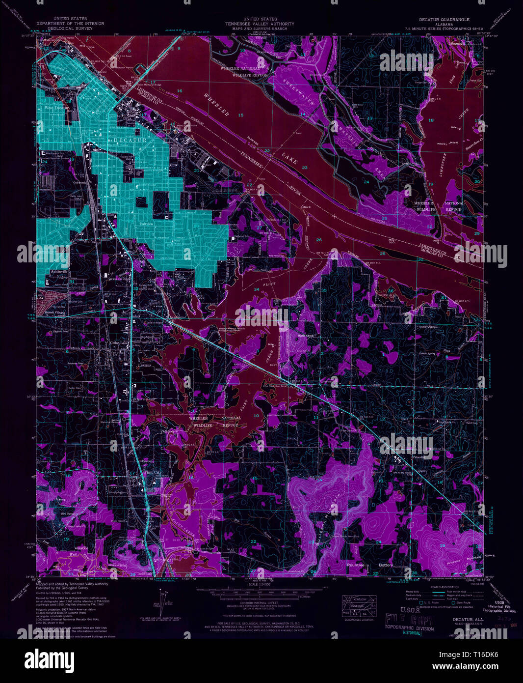 Map alabama 1963 hi-res stock photography and images - Alamy