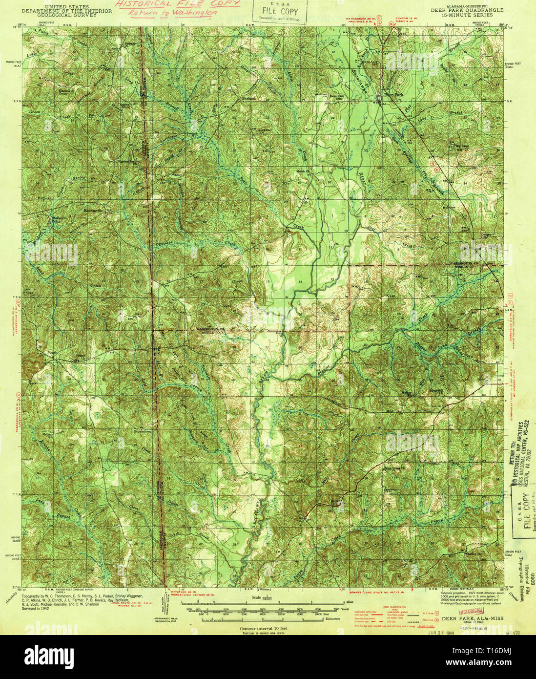 Deer park map hi-res stock photography and images - Alamy