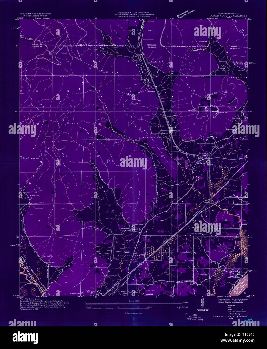 Map of doran hi-res stock photography and images - Alamy