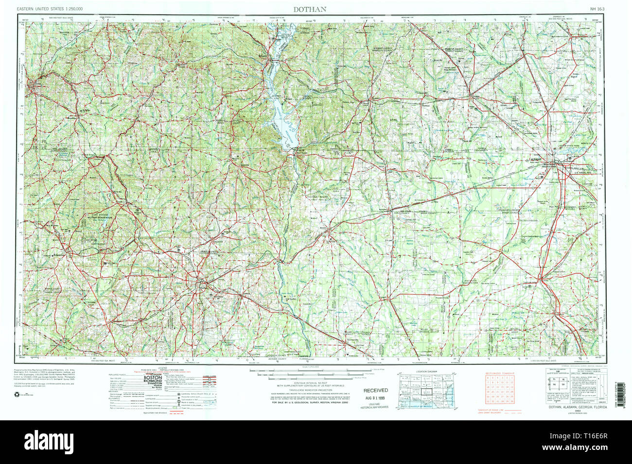 Map of dothan hi-res stock photography and images - Alamy