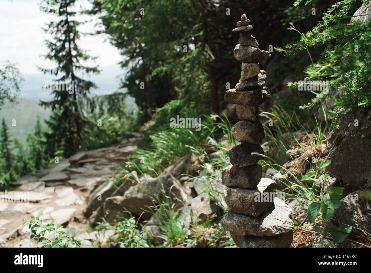 Human made rock pile hi-res stock photography and images - Alamy