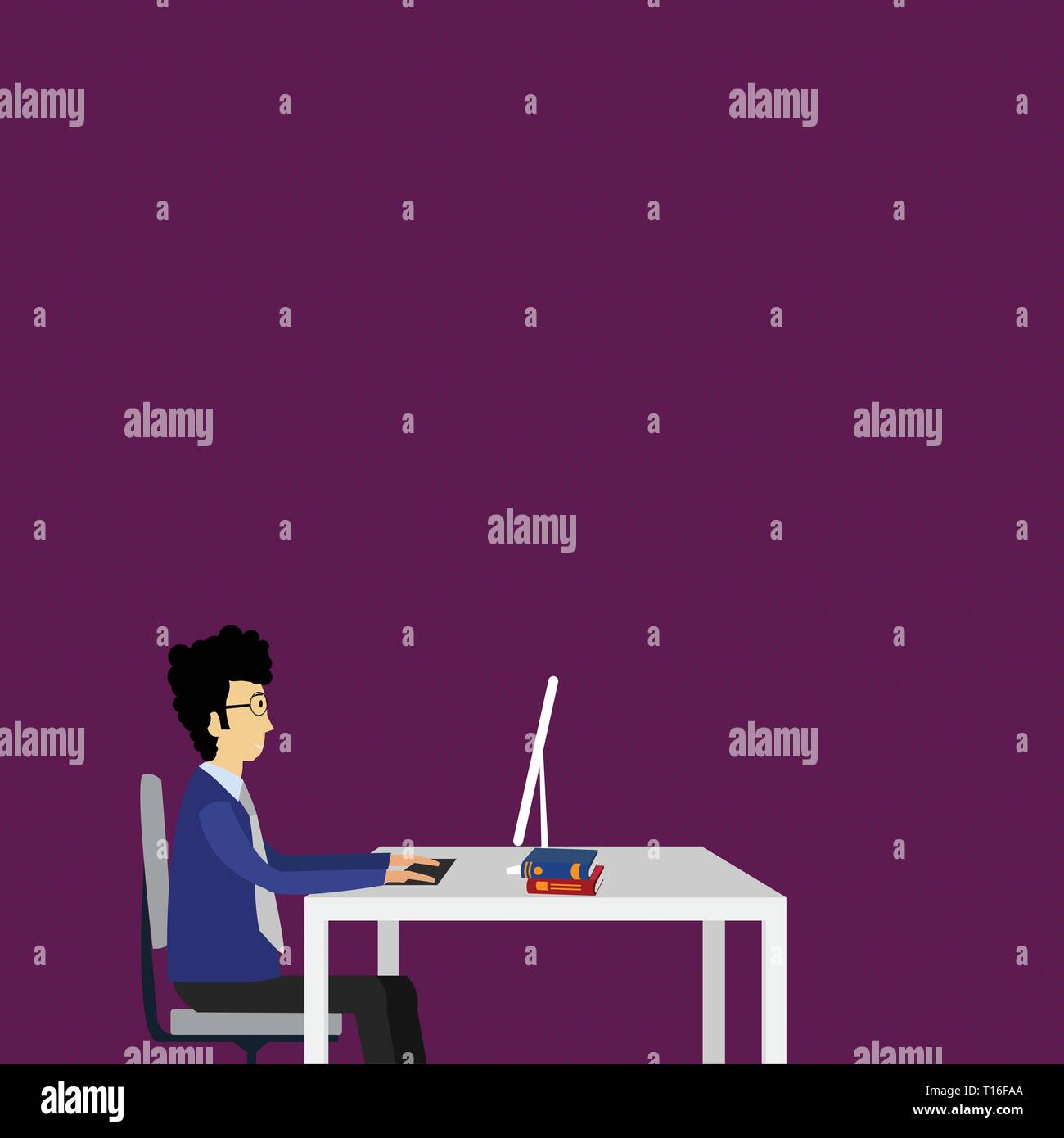 Correct Typing Position High Resolution Stock Photography and Images ...