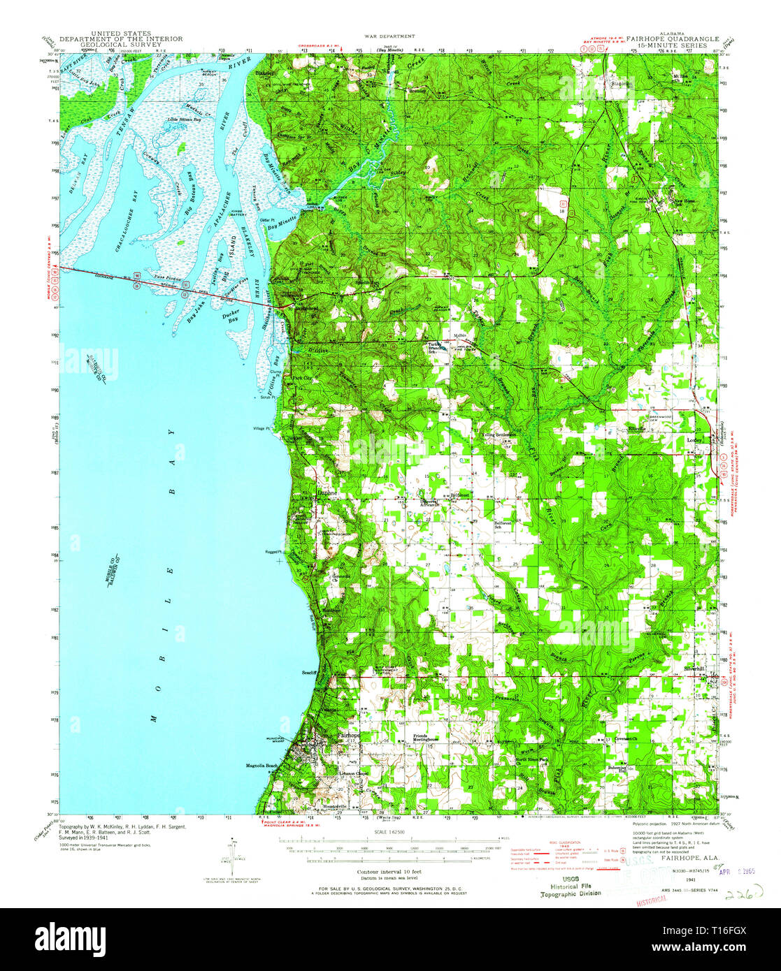 Map of fairhope hi-res stock photography and images - Alamy