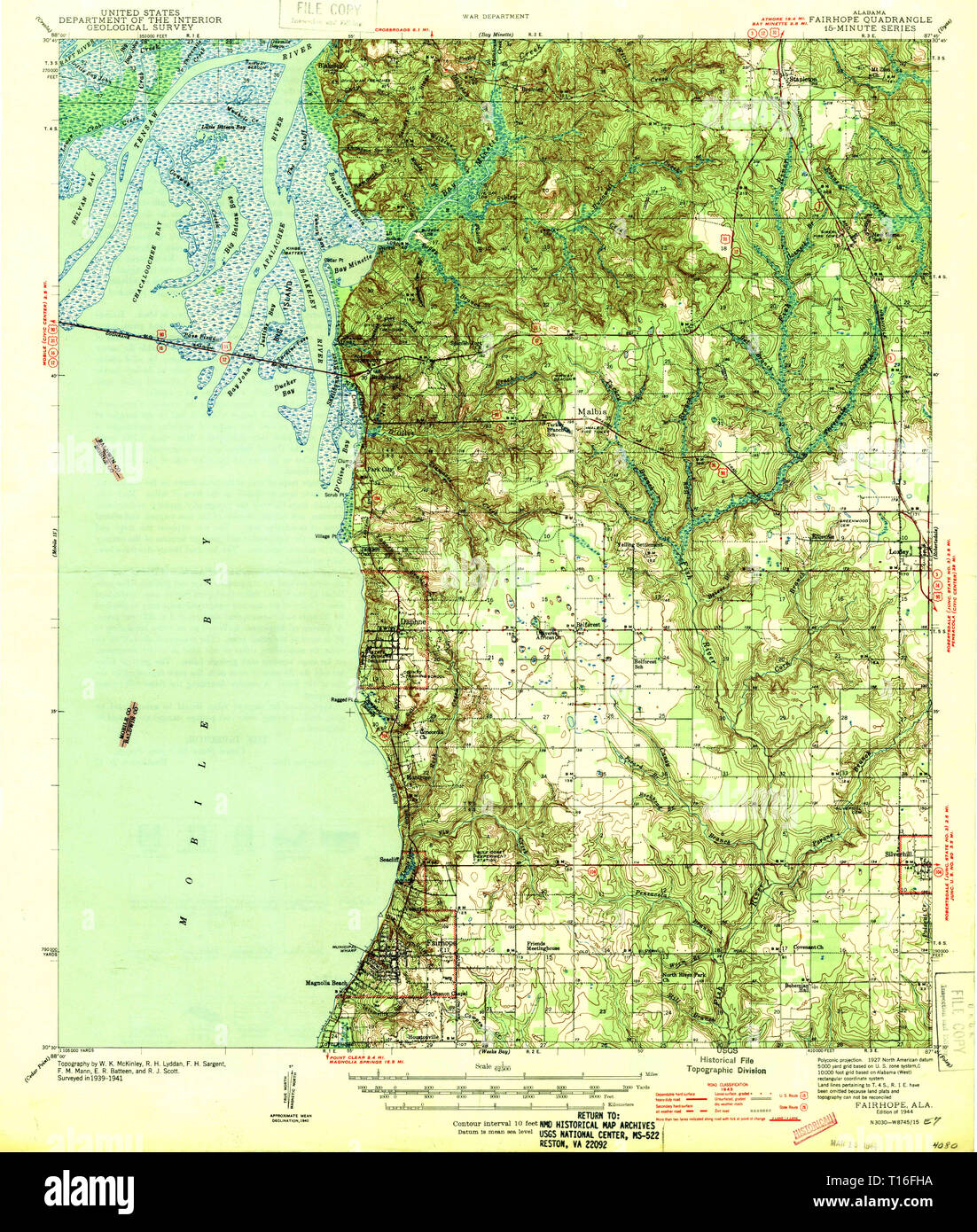 Fairhope map hi-res stock photography and images - Alamy